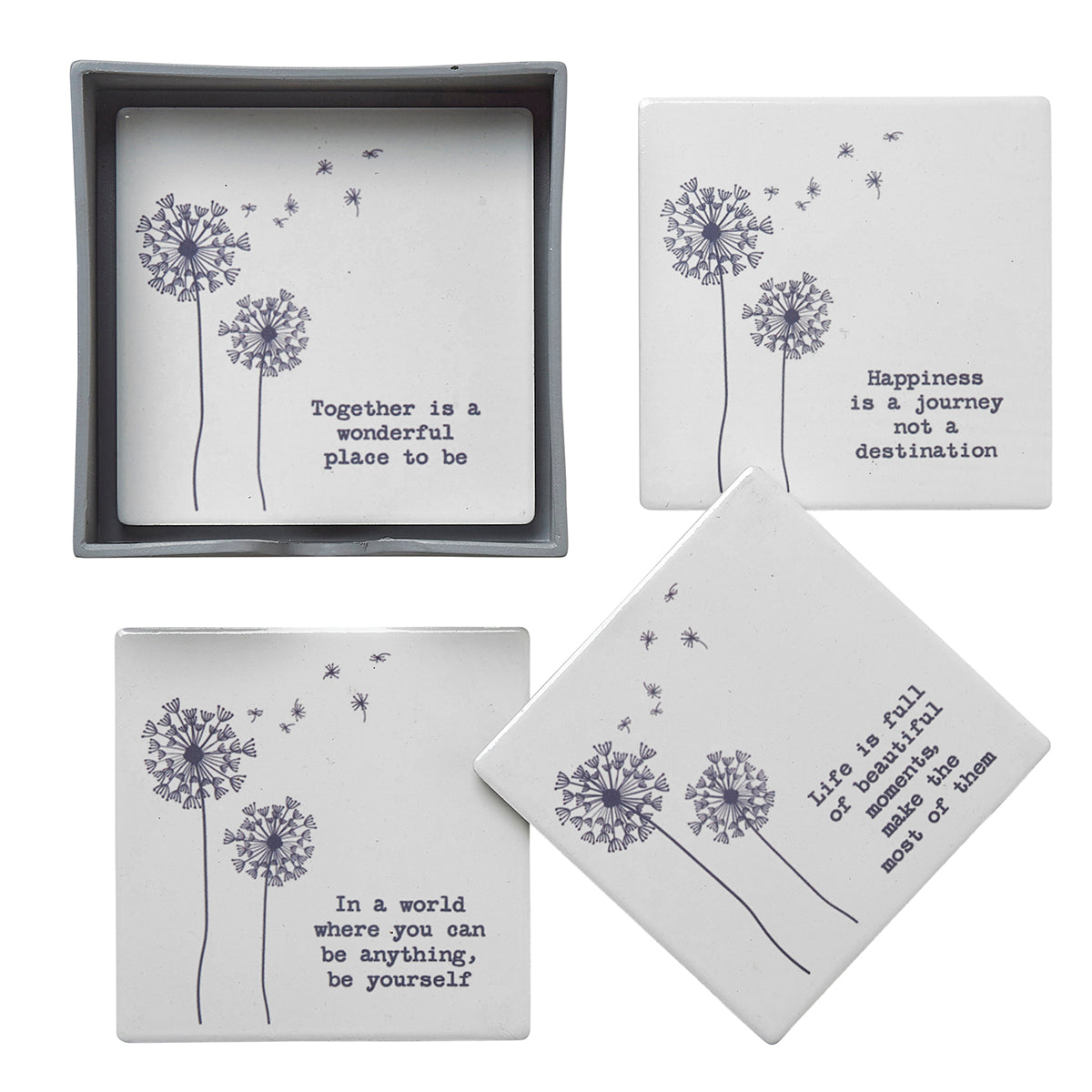 Dandelion Set Of 4 Coasters