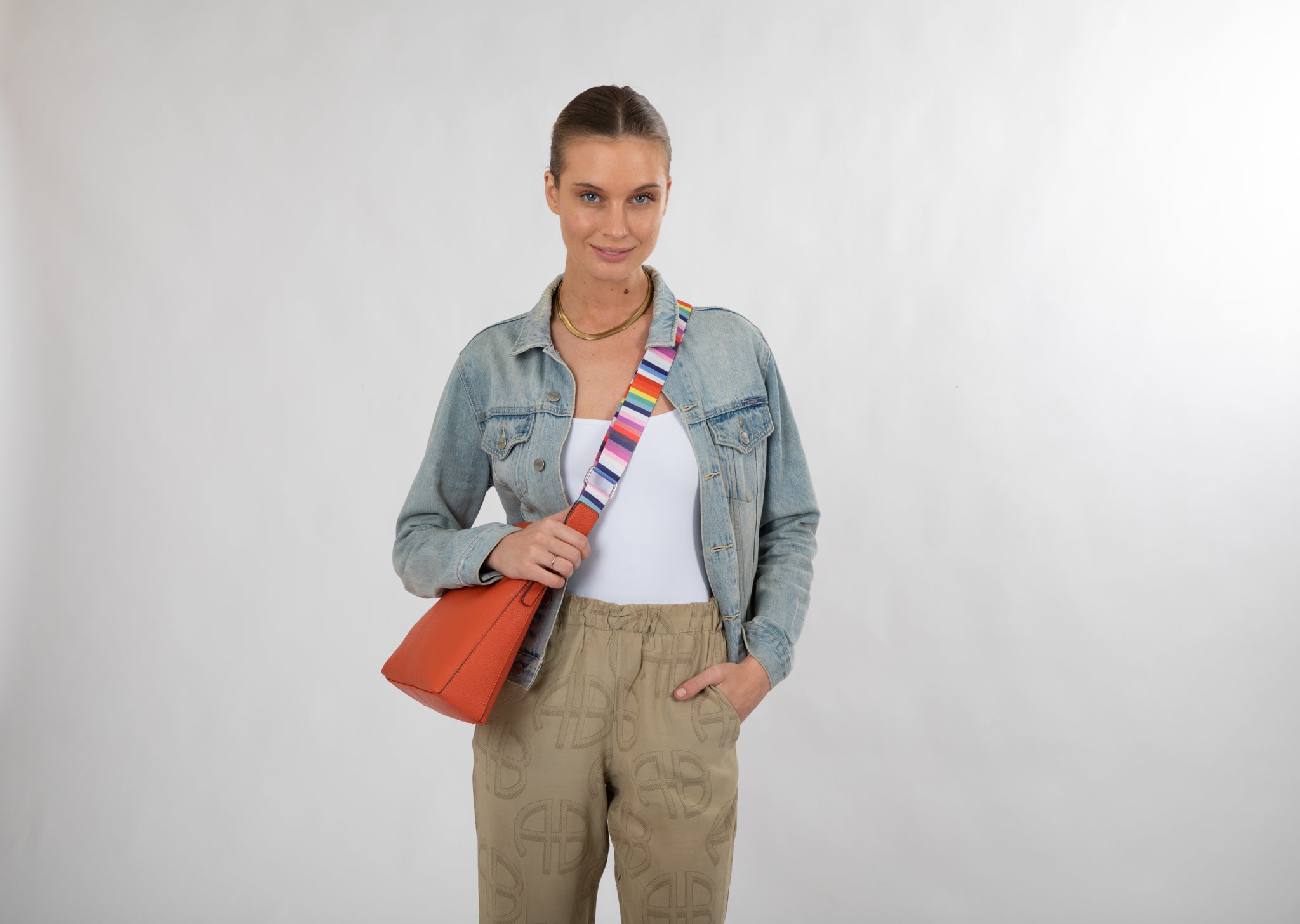 Sassy Duck Janet X Body Bag | Terracotta