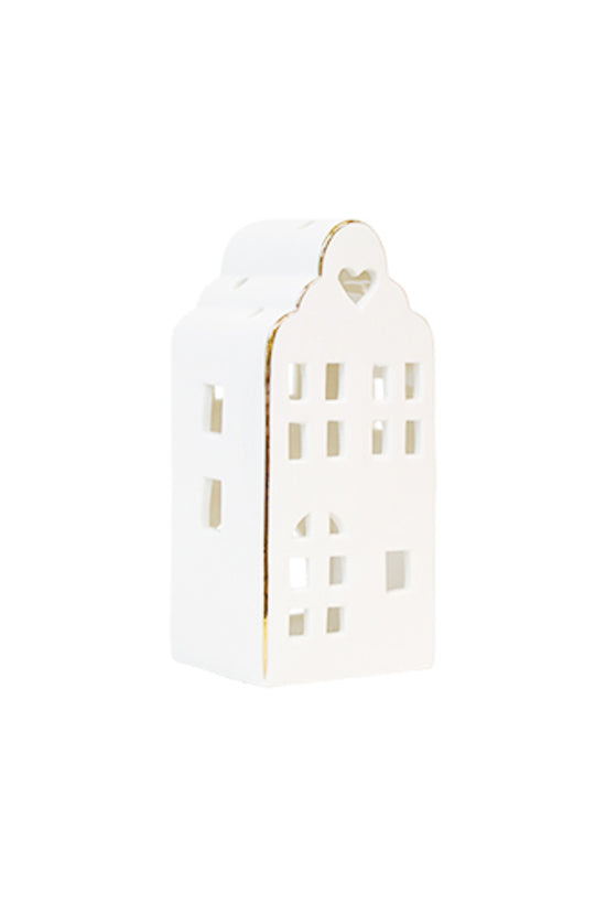 Small Bijou Ceramic House T-Light Holder