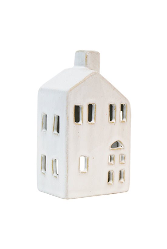 Small Ceramic House T-Light Holder