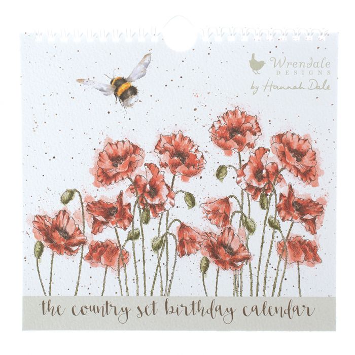 Wrendale Birthday Calendar | Bee