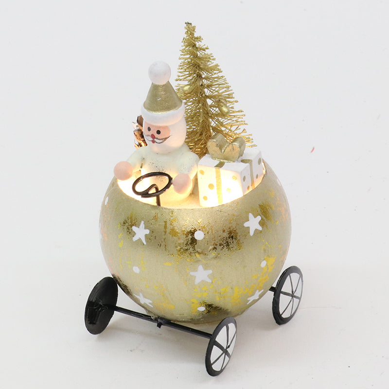 Whimsical Santa Cart